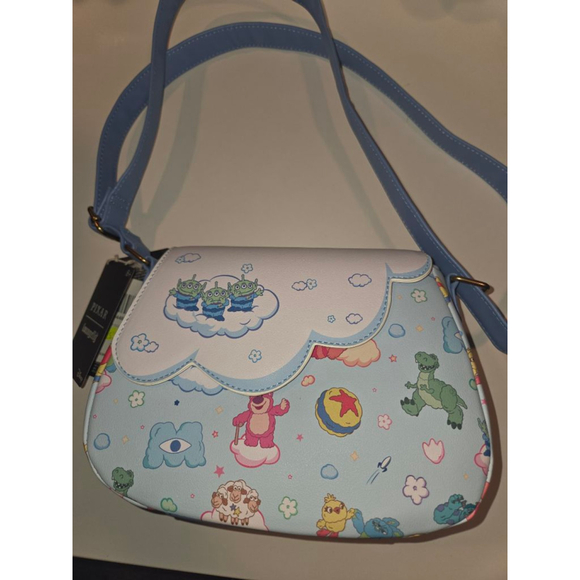 Loungefly | Bags | Loungefly Disney Pixar Characters Clouds Crossbody ...